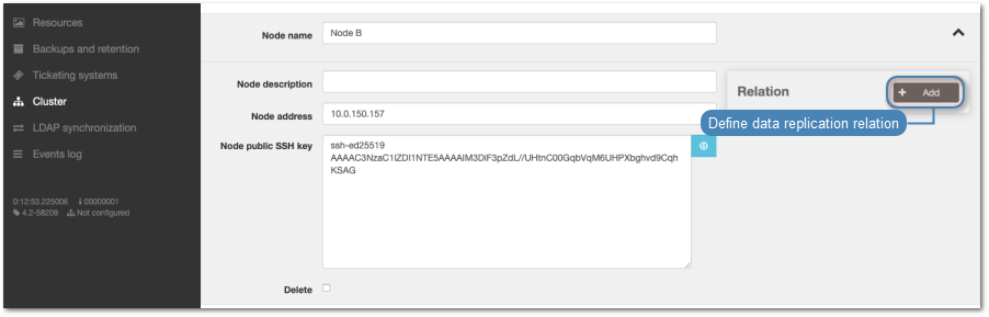 Adding cluster nodes — Fudo PAM 4.4 - System Documentation
