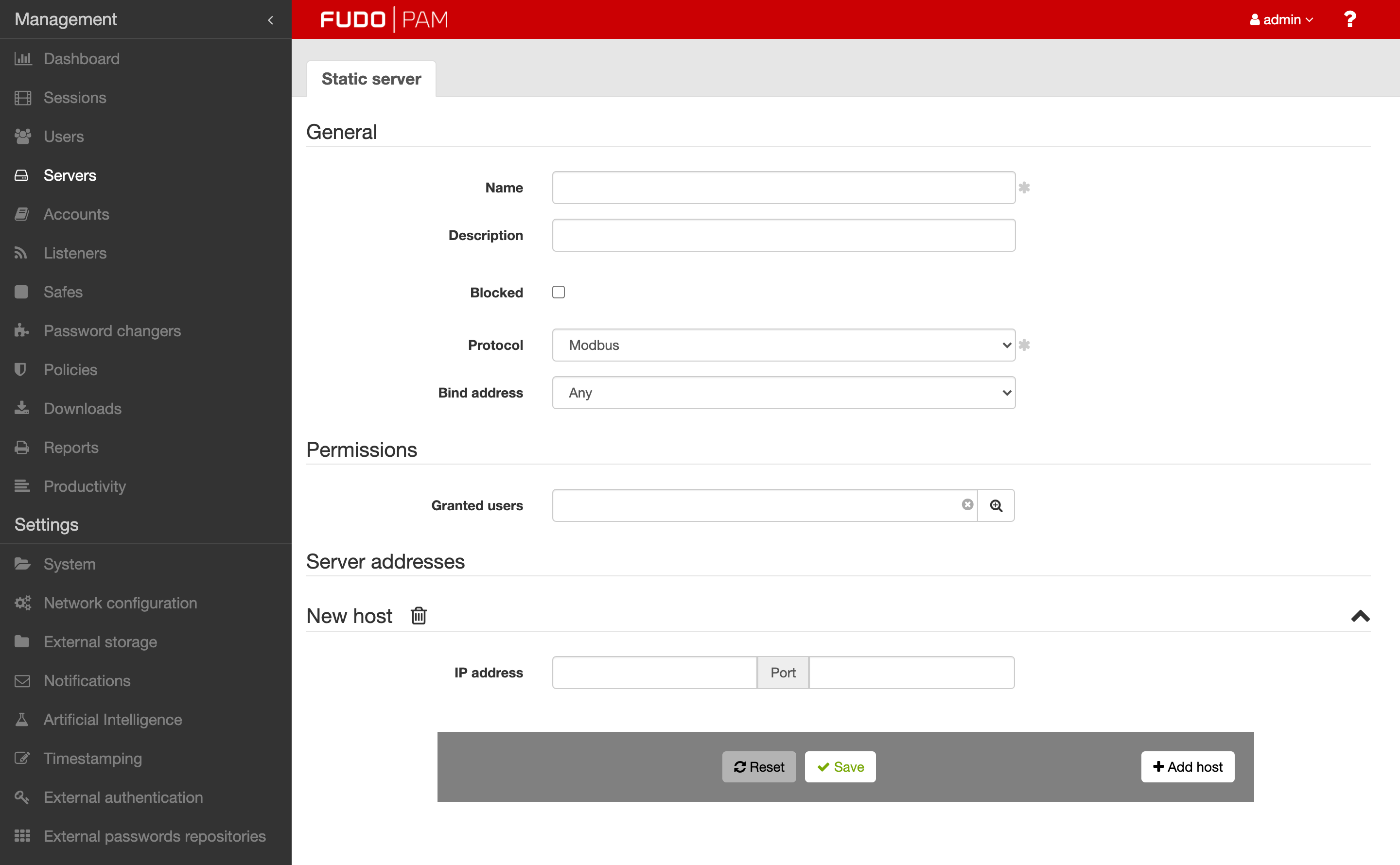 Creating A Modbus Server — Fudo Pam 44 System Documentation